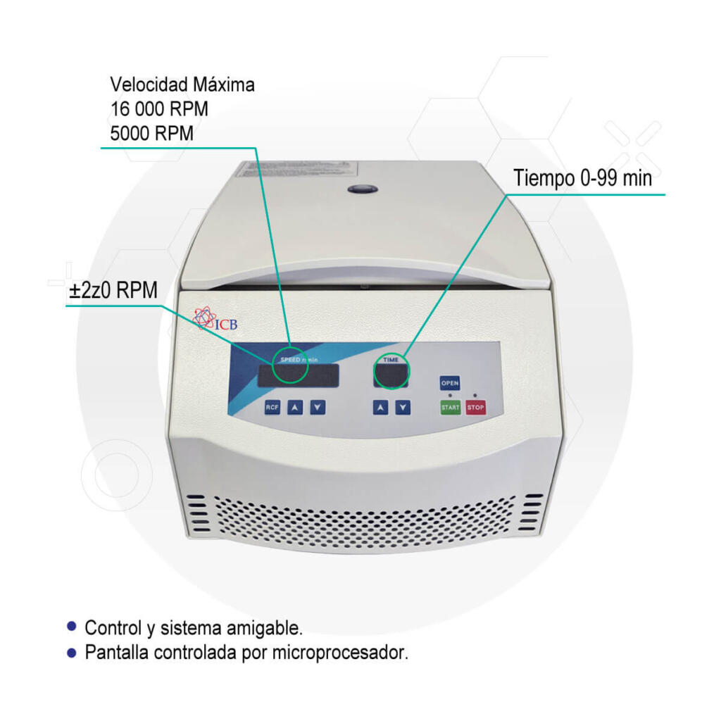 Centrífuga de Alta Velocidad FUGE XVI - ICB