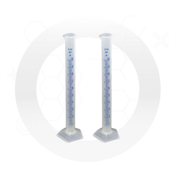Probeta Graduada Forma Alta Azul 10ml - ICB Empresa Mexicana