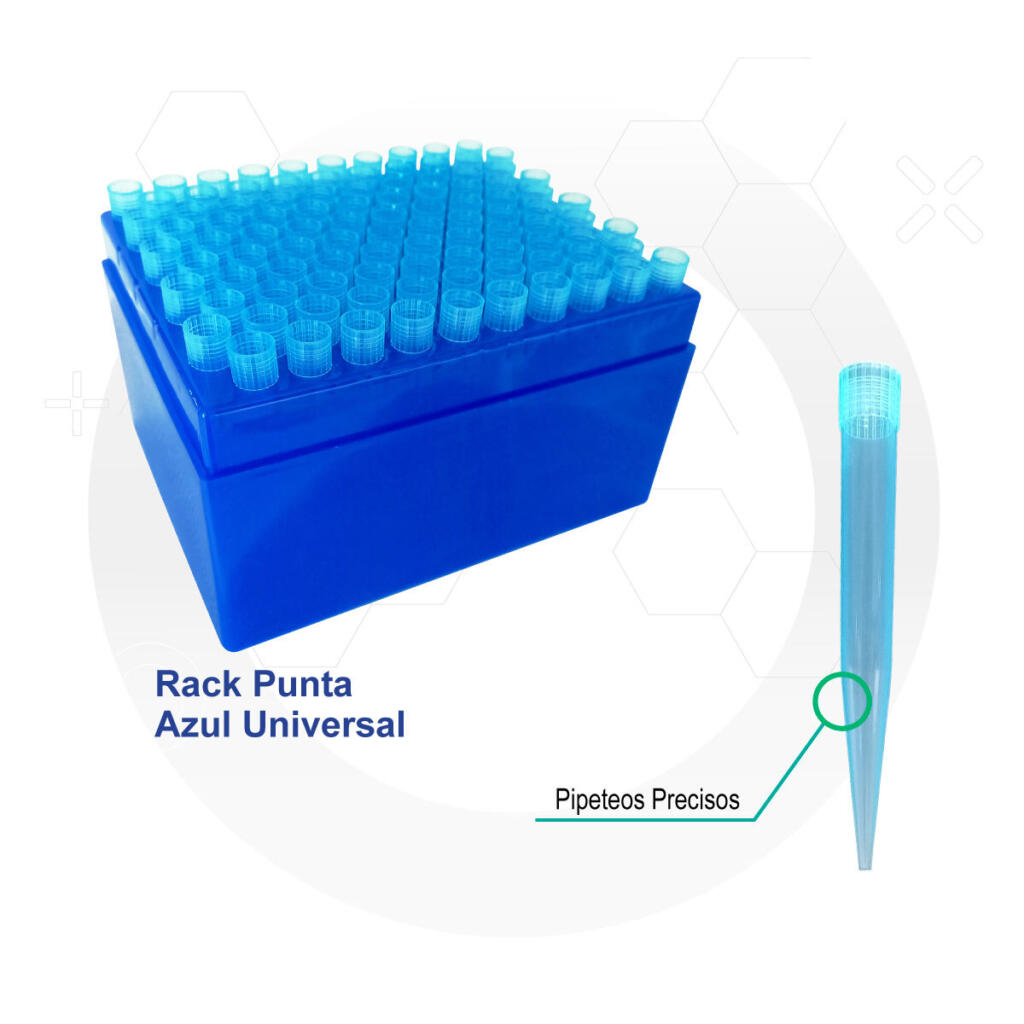 Rack Puntas Azules Tipo Eppendorf 100 -1000ul - ICB Rack Puntas Azules Tipo Eppendorf 100 -1000ul - ICB
