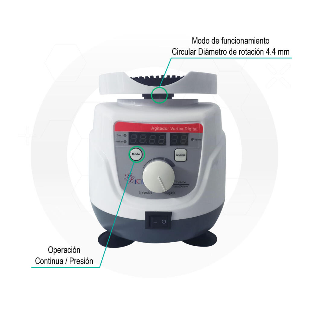 Agitador Vortex Digital - Garantía ICB 2 Años