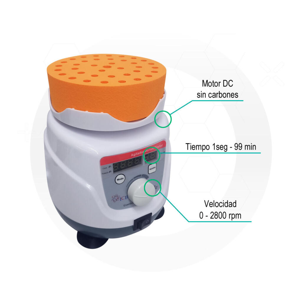 Agitador Vortex Digital - Garantía ICB 2 Años