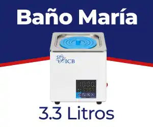 Baño Maria de Laboratorio 3.3 Litros - Garantía ICB 2 Años