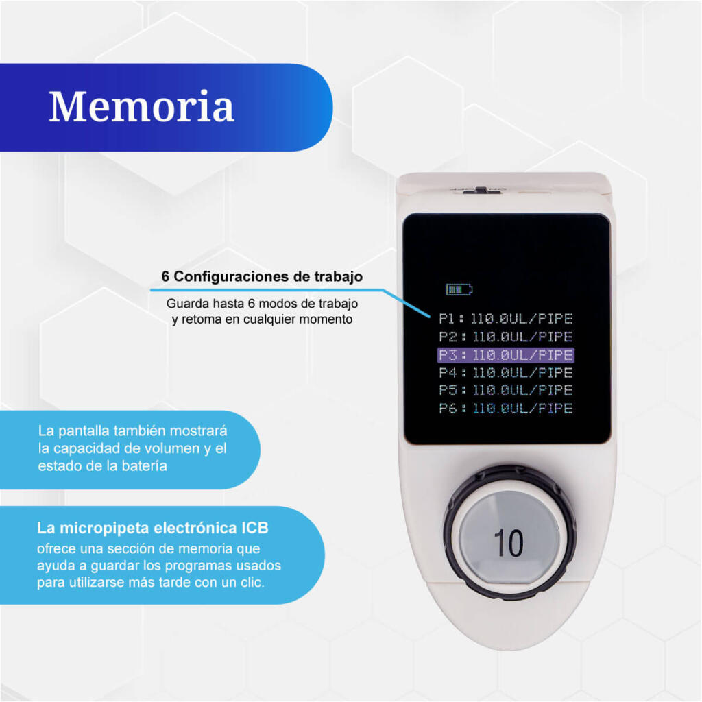 Micropipeta Electronica 10ul - ICB