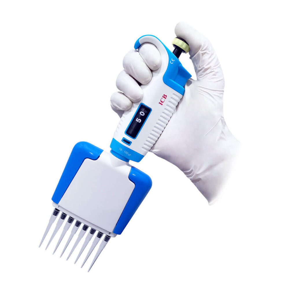 Micropipeta Multicanal 10-100ul - Garantía 1 año