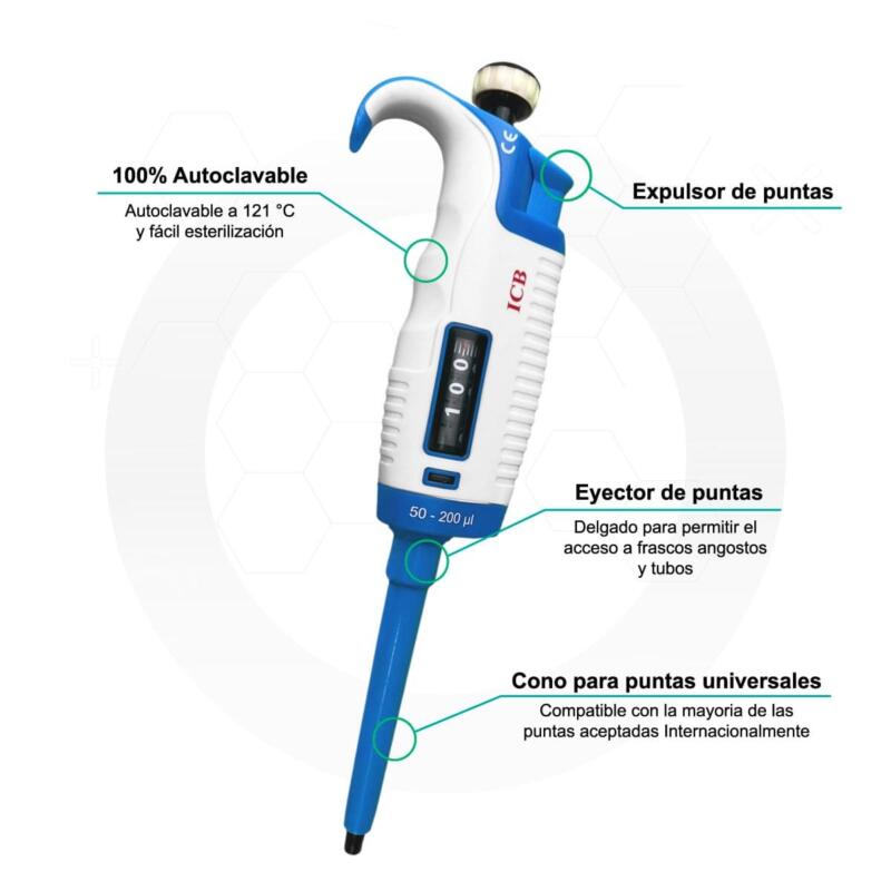 Micropipetas de Laboratorio- Garantía 1 Año