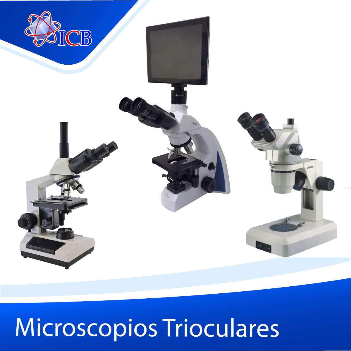 Microscopios Trioculares - ICB Especialistas en Microscopios